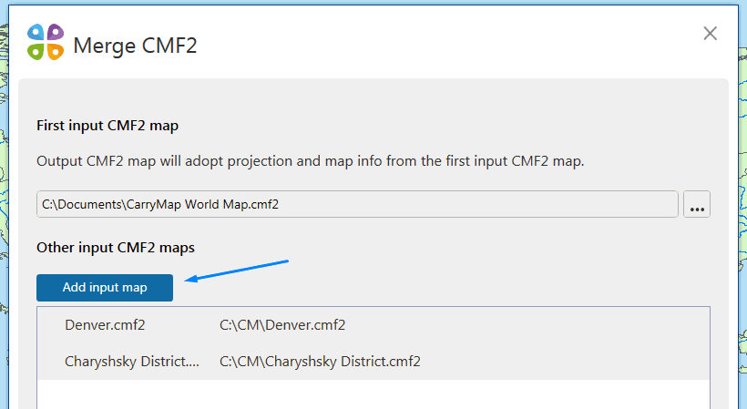 CarryMap Builder Help - Merging multiple CMF2 maps
