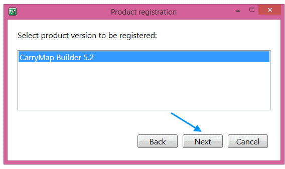 CarryMap Builder Help - Registration
