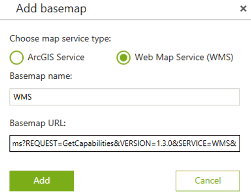 Adding online services and basemaps